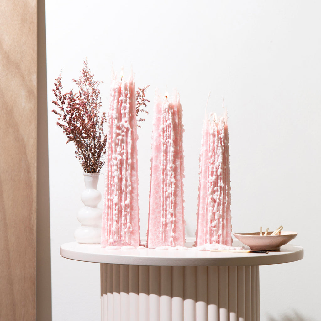 Peony Rose Icicle - Handmade Candle | Living Light – Living Light Candles