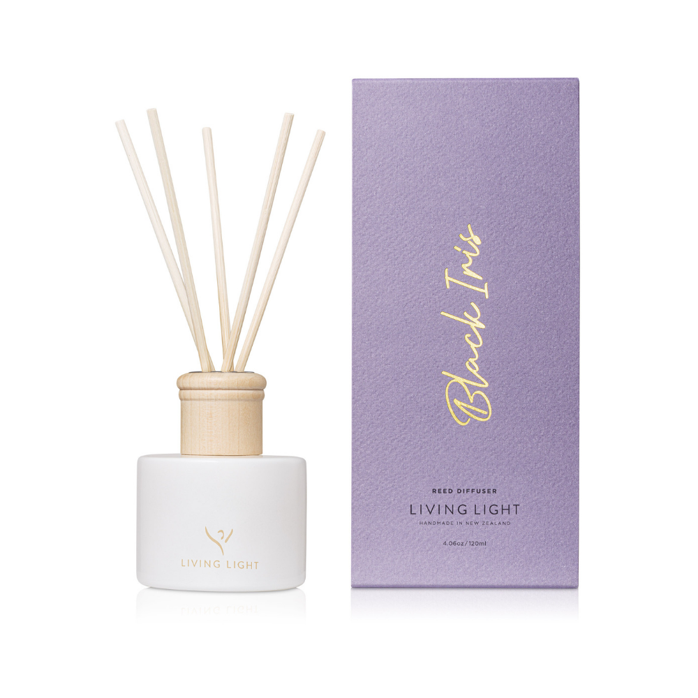 Black Iris Reed Diffuser | Living Light – Living Light Candles